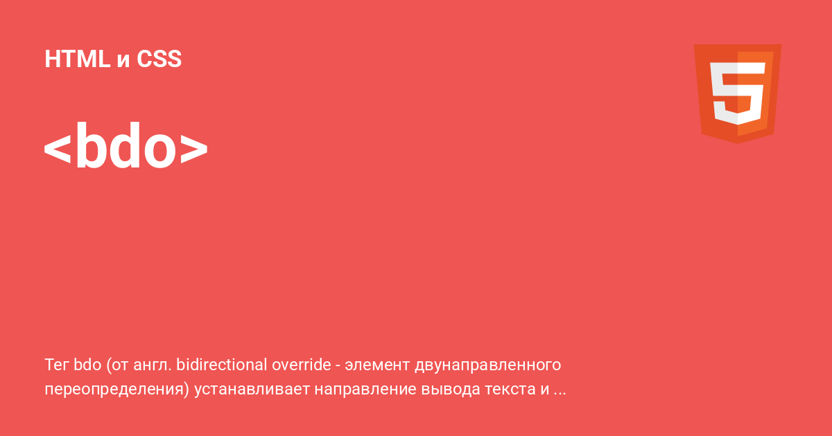 ⚡️ HTML и CSS с примерами кода