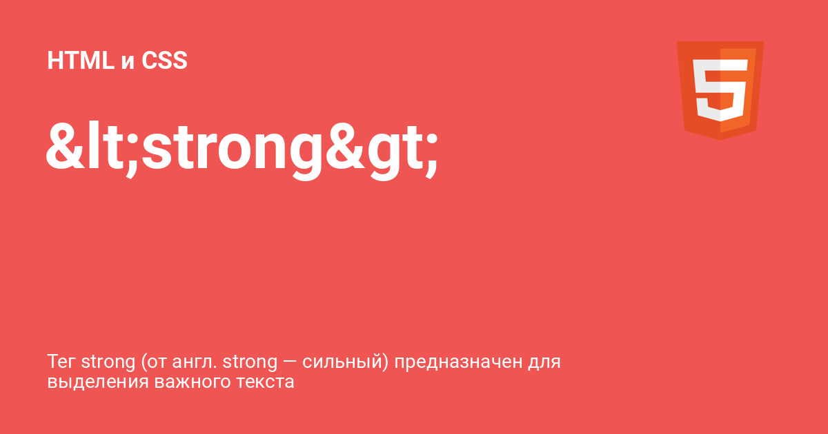 ⚡️ HTML и CSS с примерами кода